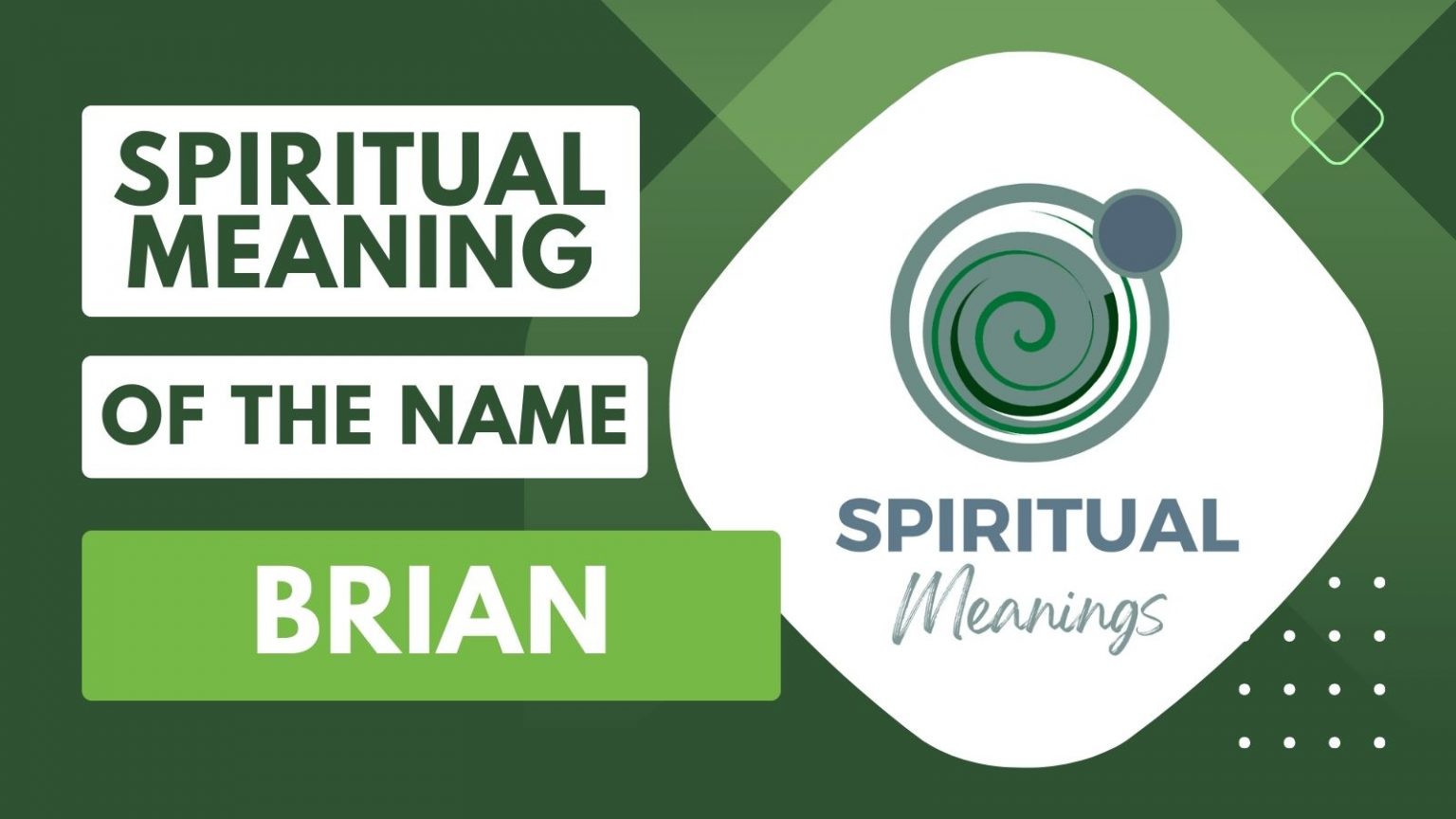 Unraveling Name Brian Spiritual Meaning: Strength & Nobility